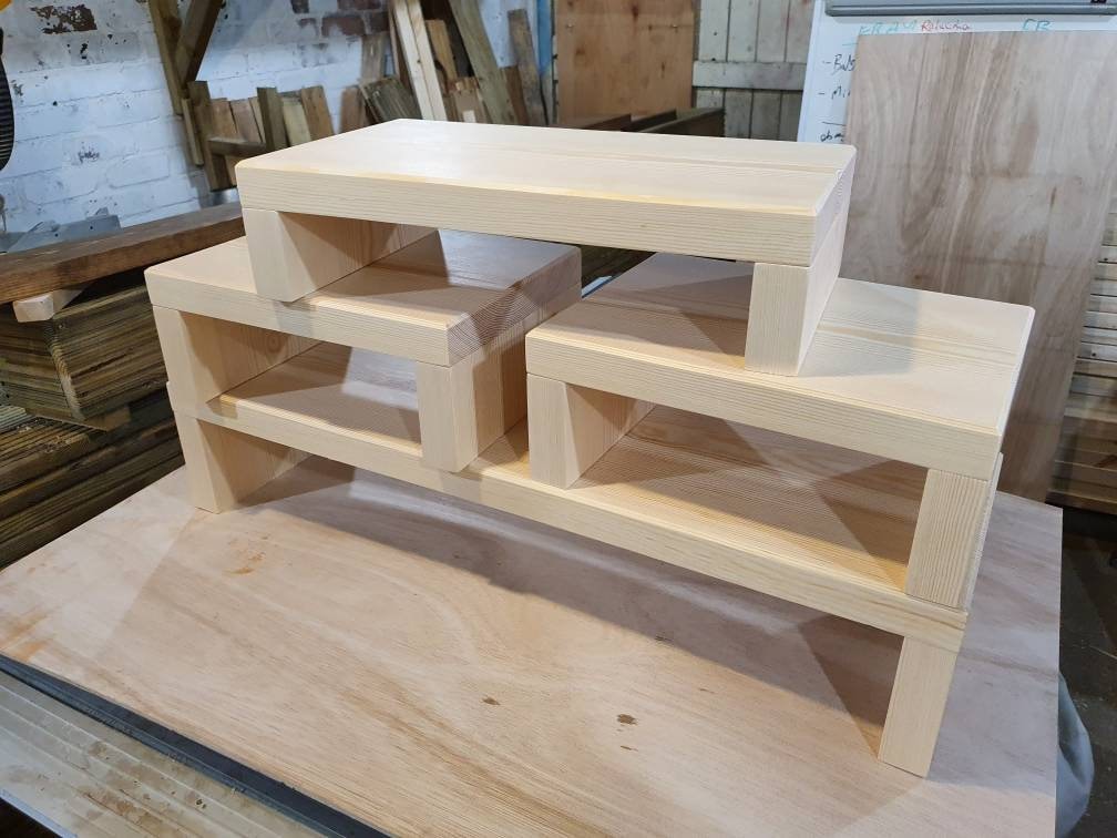 Monitor Stand TV Riser Desk Stand Rustic Reclaimed Monitor | Etsy UK