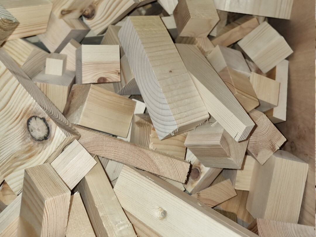 Off Cuts of Timber Firewood Pine Arts & Crafts Wooden Blocks Planks ...