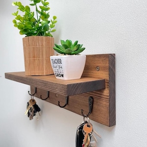 Wall Hanging Key Rack Key Holder Key Organiser With Shelf Various ...