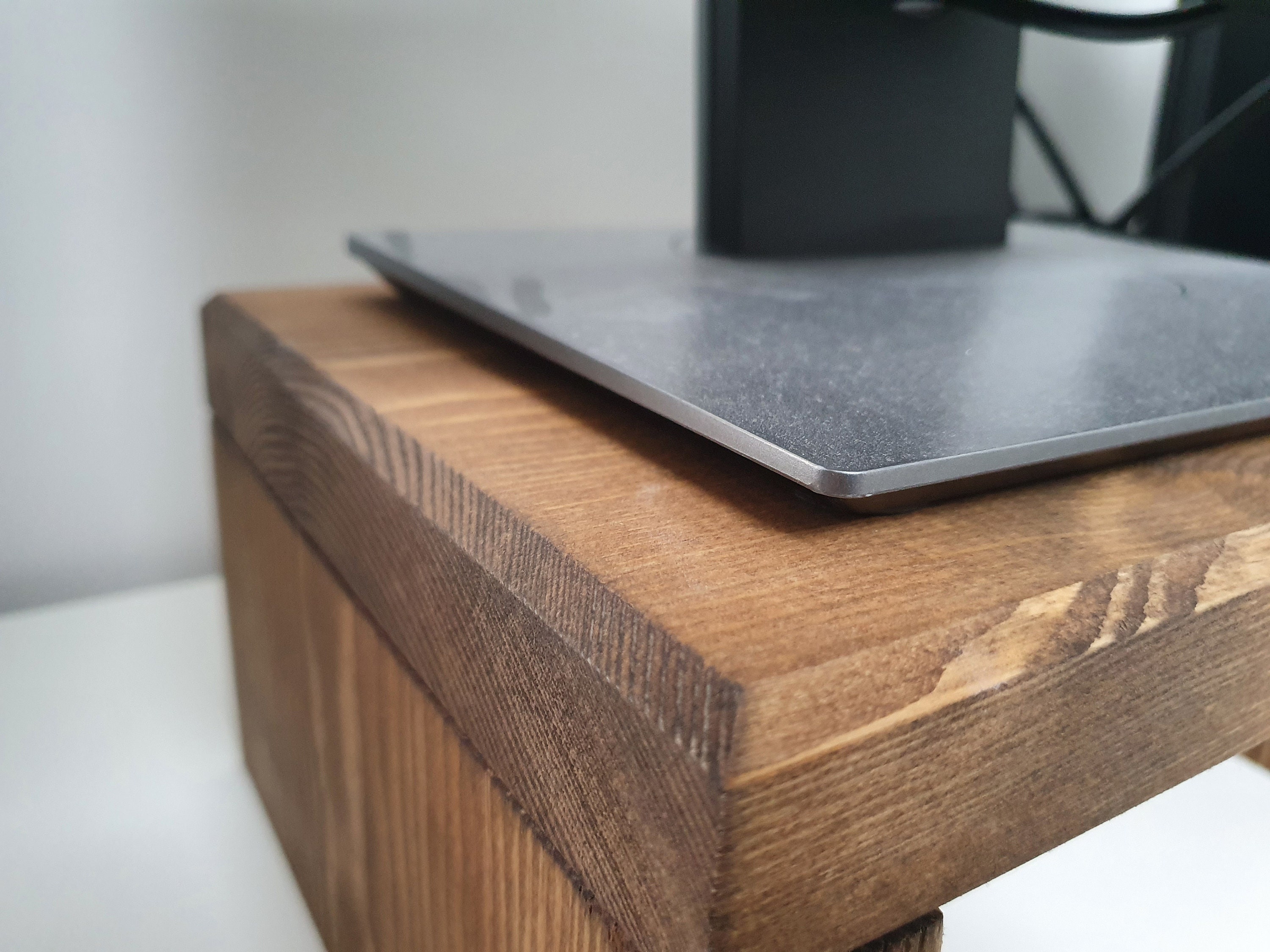 Monitor Stand TV Riser Desk Stand Rustic Reclaimed Monitor - Etsy UK