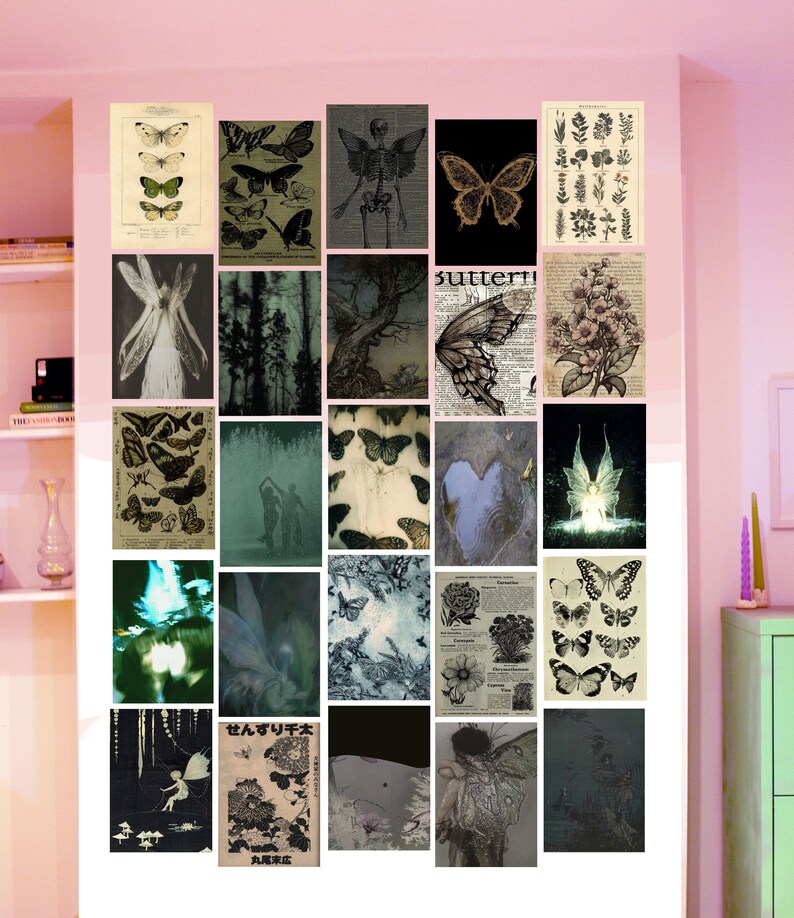 Gothic Grunge Fairycore Collage Physical Kit A4 A5 - Etsy UK