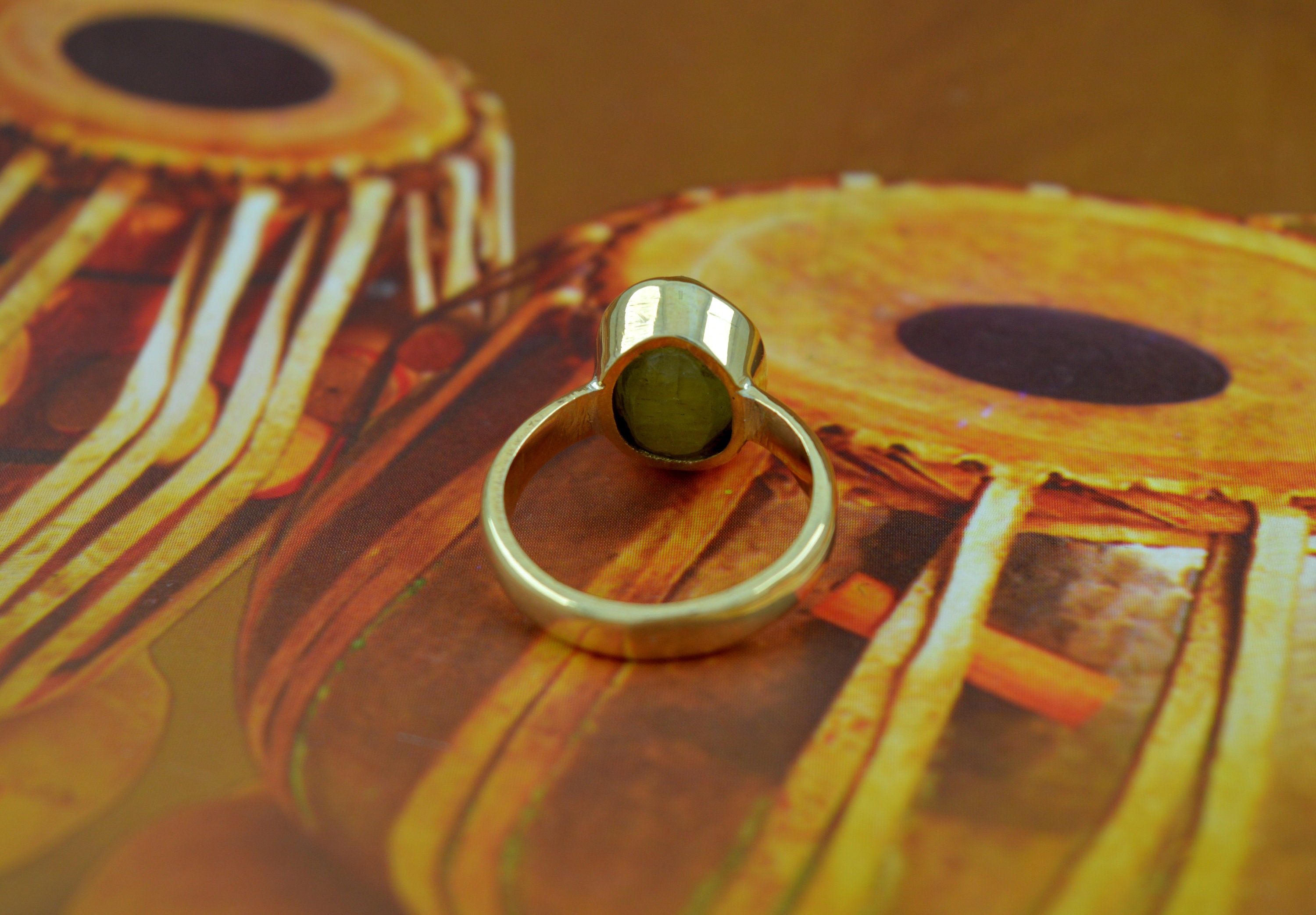 Natural Cat's Eye Vedic Astrology Panchdhatu Ring | Real Lehsunia Rashi ...