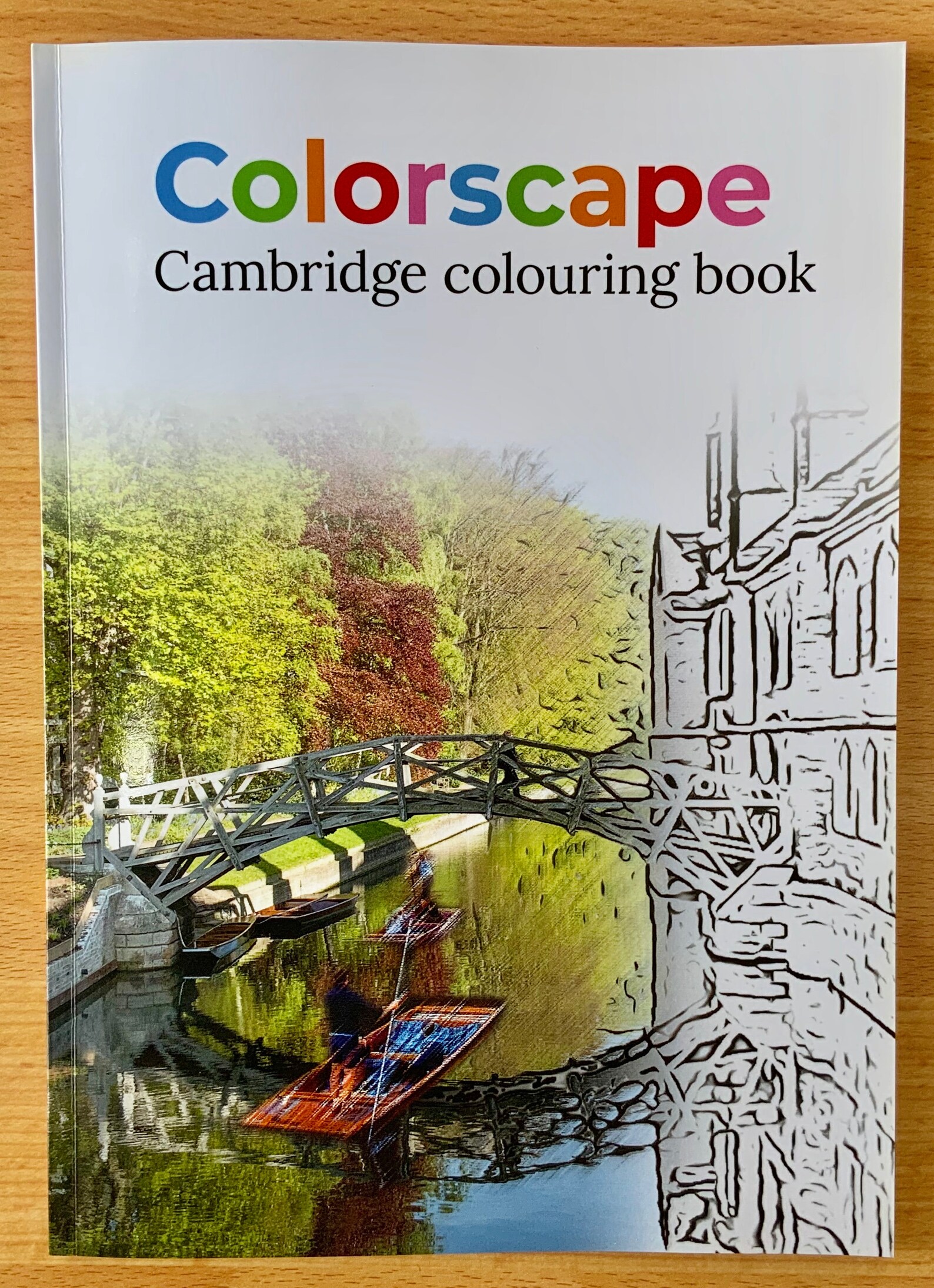Colorscape cambridge Colouring Book - Etsy