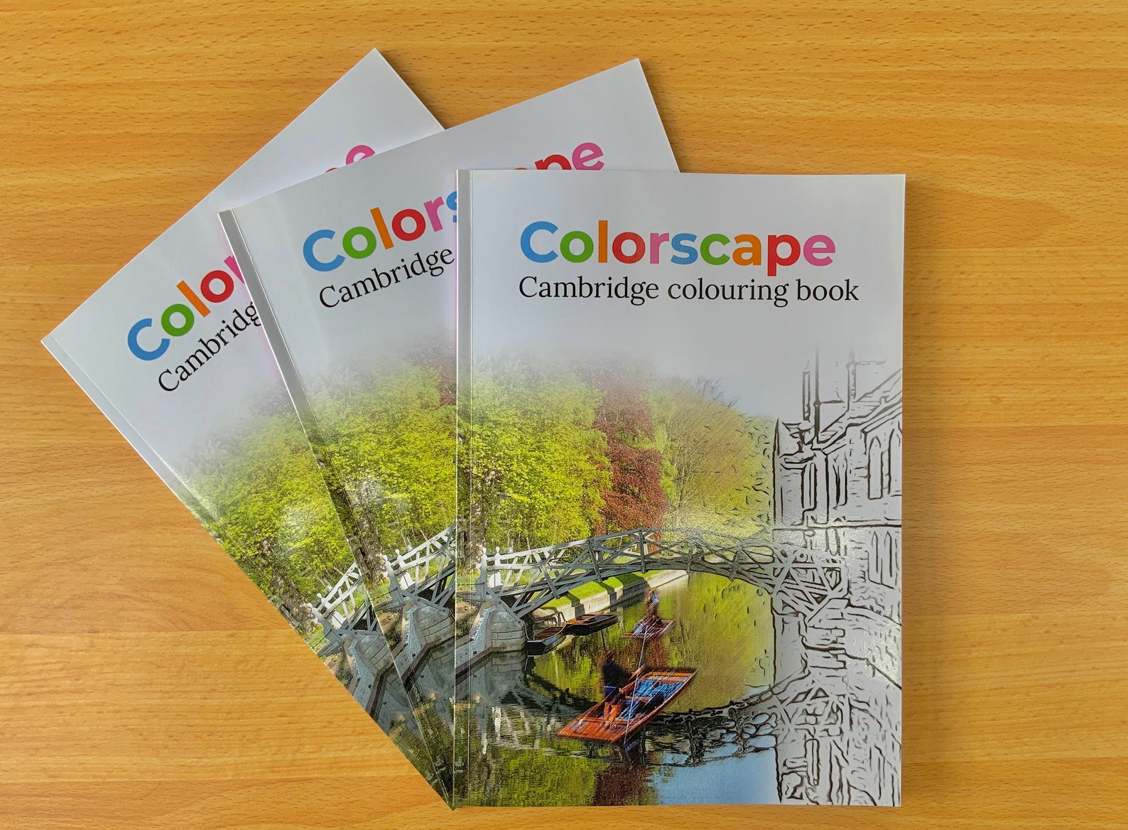 Colorscape cambridge Colouring Book - Etsy