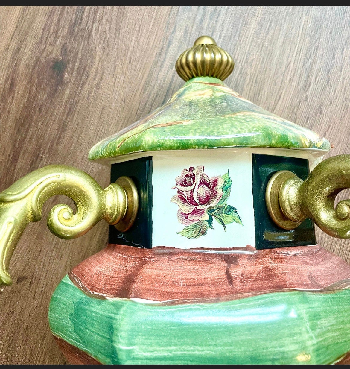 Vintage Hand Painted Mackenzie-child’s Torquay Palm Devon Clay Wall ...