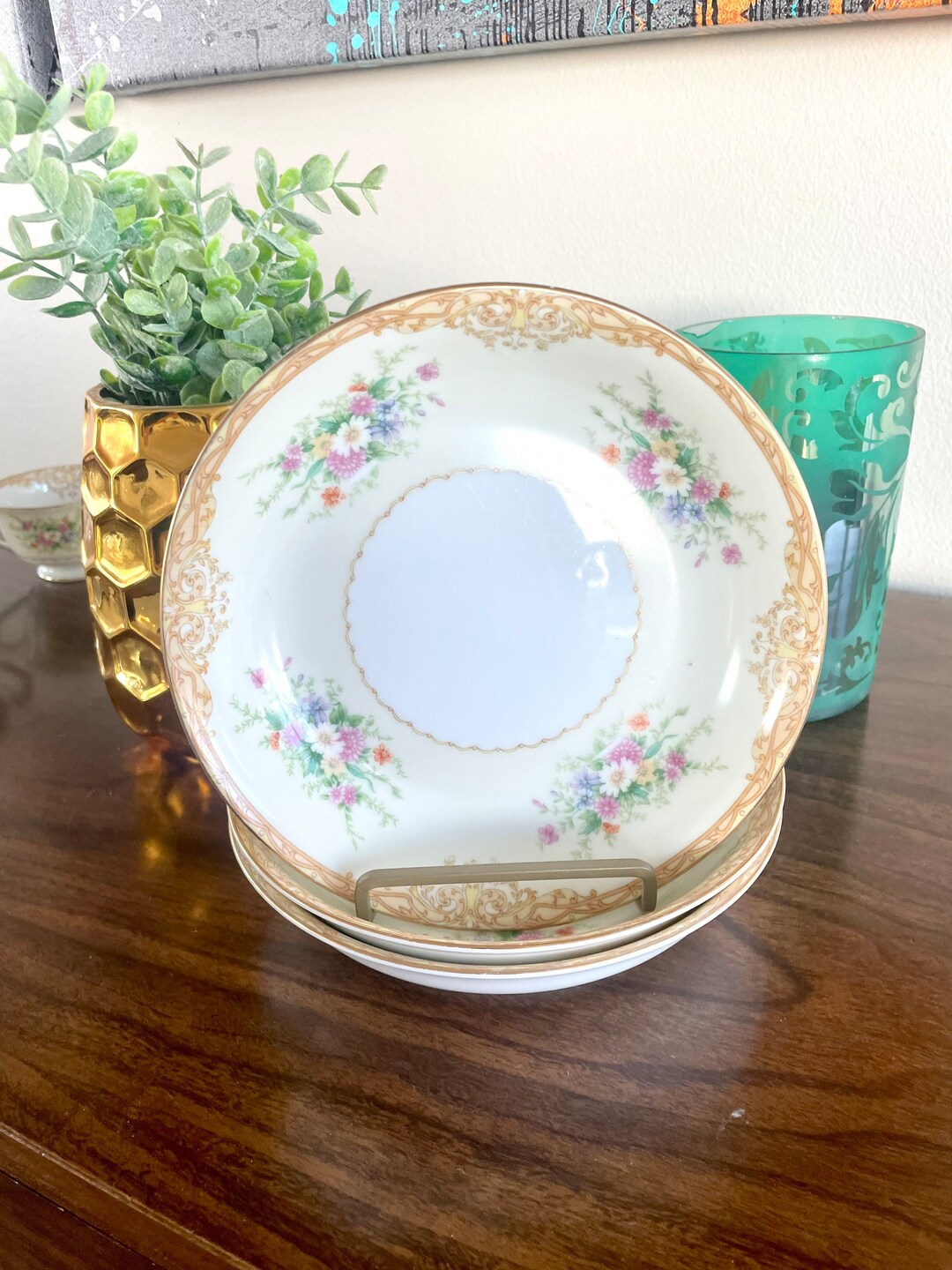 Vintage Noritake Morimura ‘ahlen’ Fine China Set of Three Coupe Soup ...