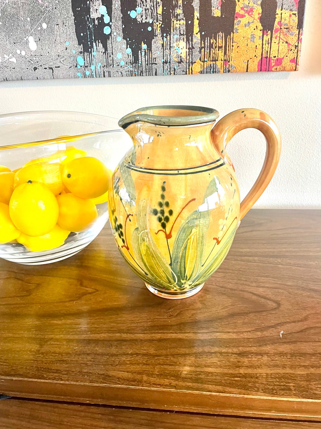 Vintage F.F Griffi Sud & Co. Terragha Cassis Corsica Hand Painted ...