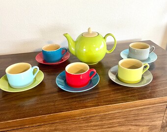 Stoneware Tea Set - Etsy