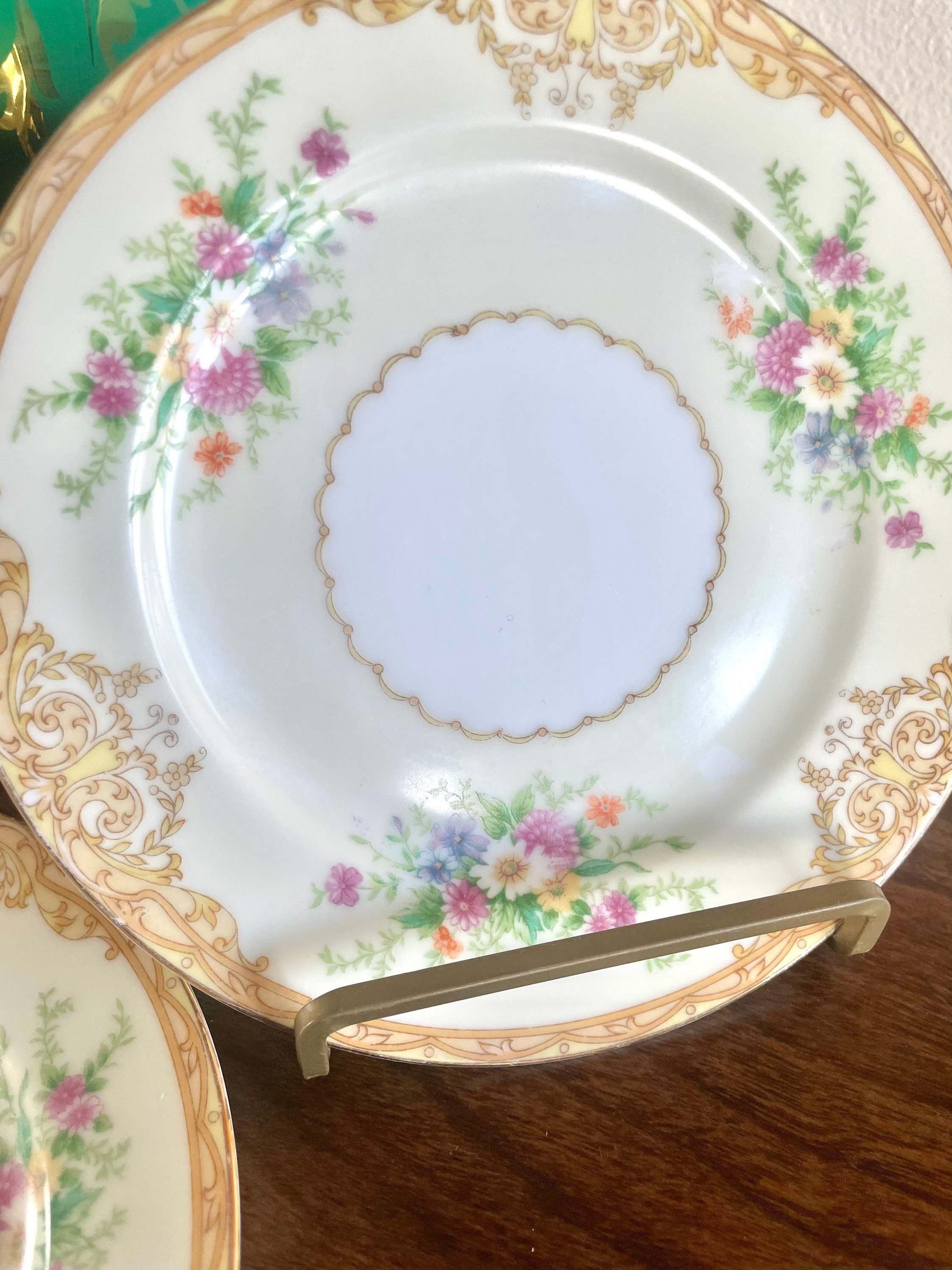 Vintage Noritake Morimura “ahlen” Fine China Set of Two Bread and ...