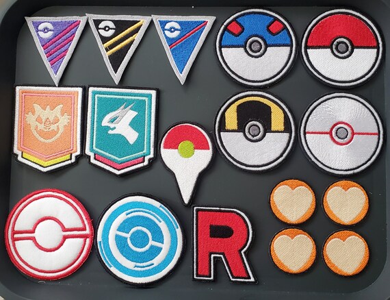 Large Package: Level 50 Pokemon Go Jacket Embroidery Patches - Etsy