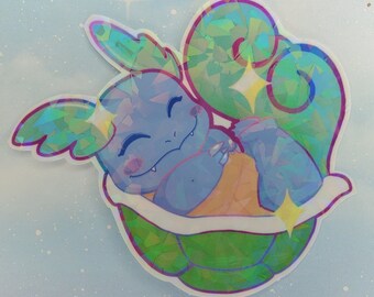 Squirtle Wartortle Blastoise 8 Bit Pokemon Evolution Sticker - Etsy