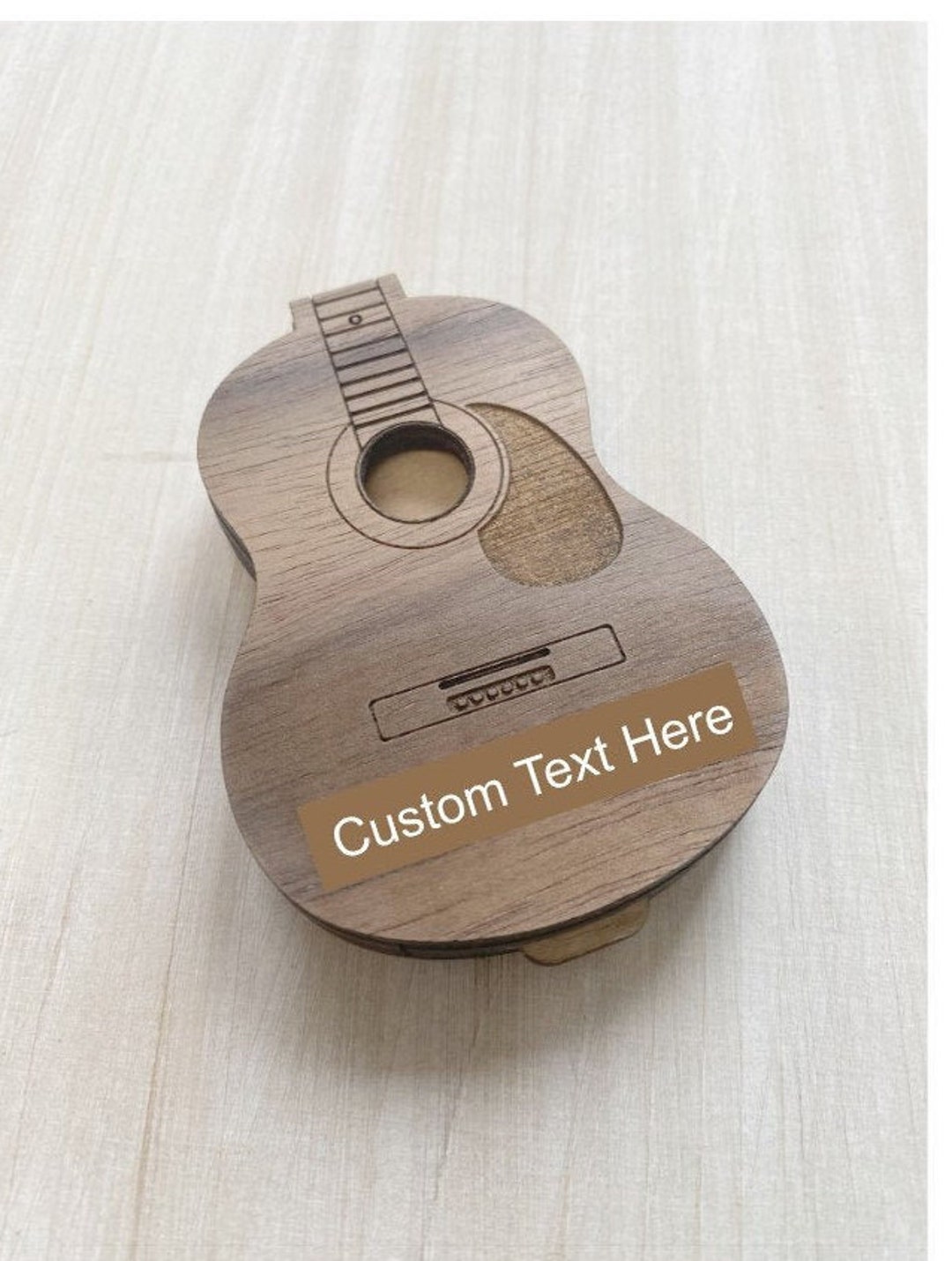 Guitar Pick Box // Custom Guitar Pick Box // Guitar Pick - Etsy