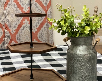 Farmhouse Tiered Tray - Etsy