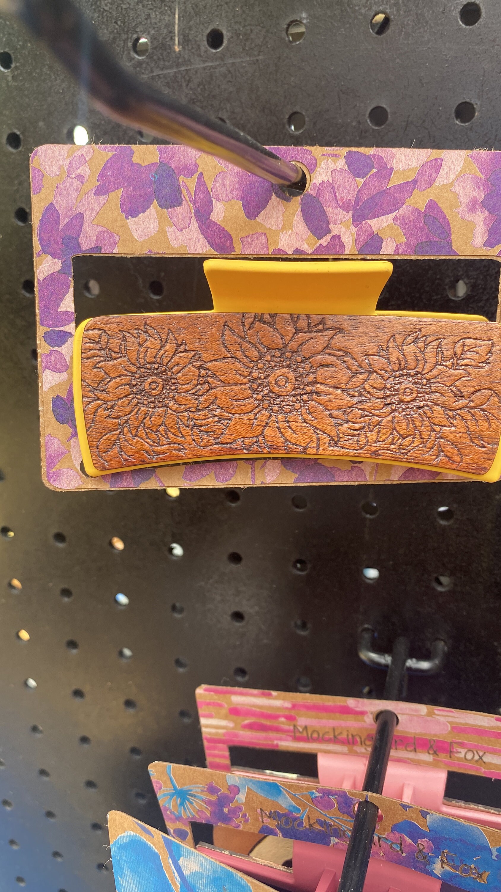 Hair Clip Display Card/ Claw Clip Display Card / Hair Clip Holder ...