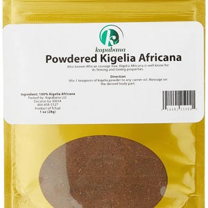 Kigelia Africana| African Sausage Powder | Djanta| Malawi Mvunguti ...