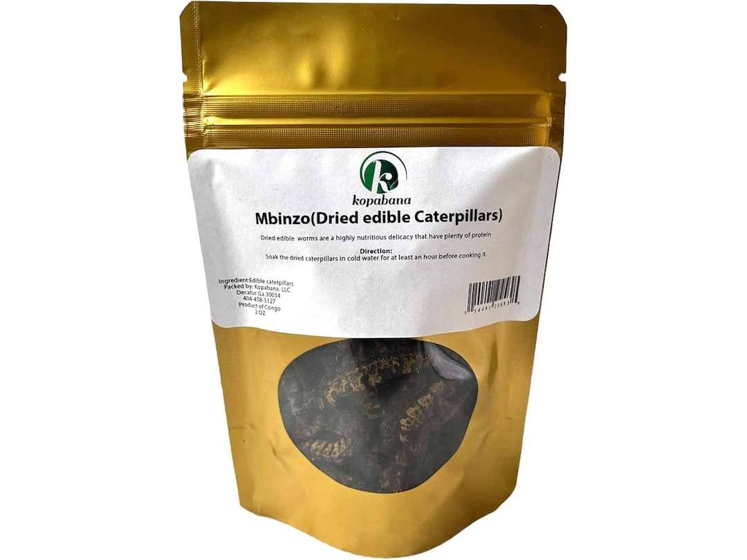 KOPABANA Mbinzo | Dried Edible Caterpillard | Chenille 2oz - Etsy