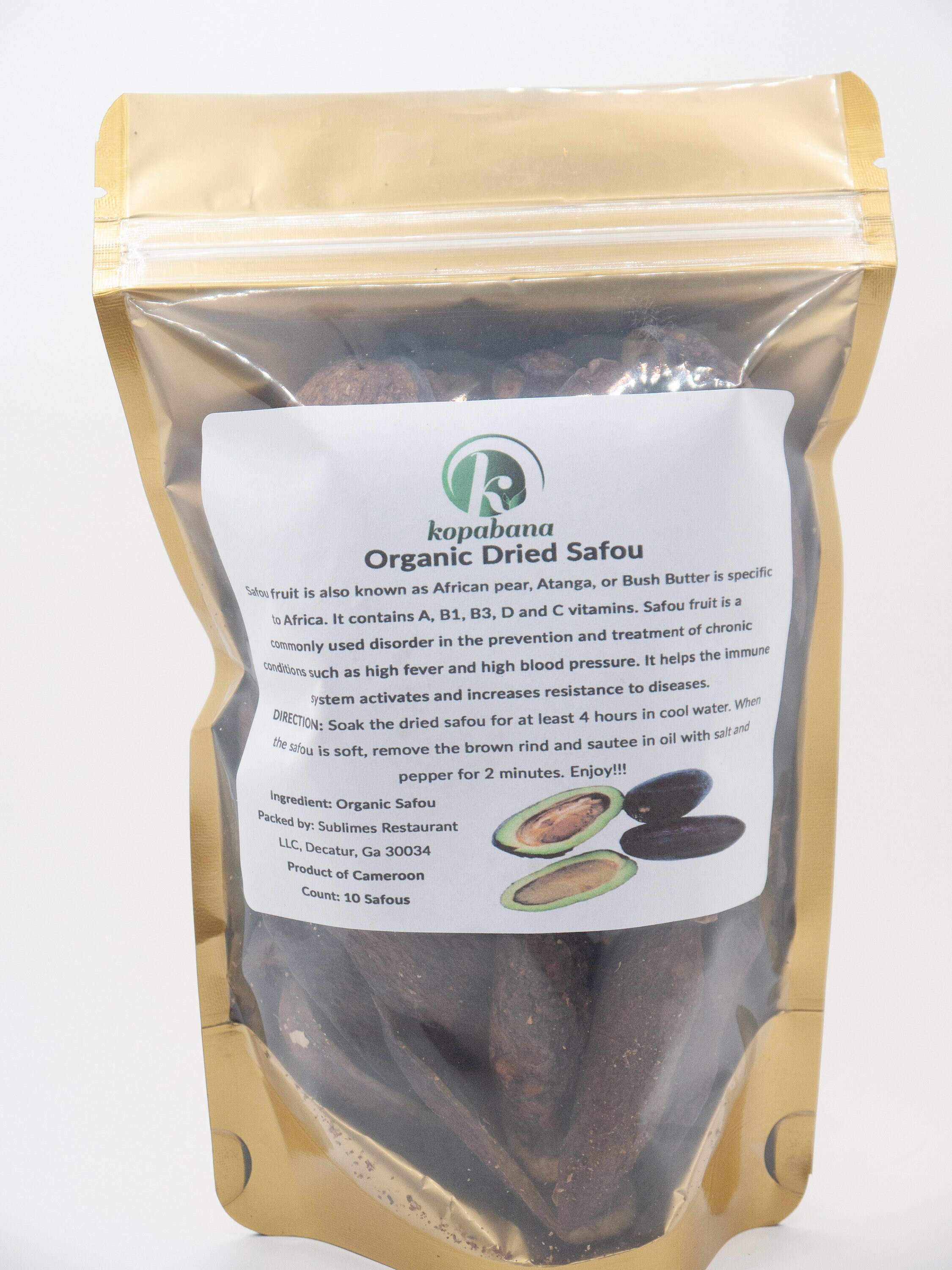 Dried Safou Fruit: African Bush Pear, Rich in Vitamins - Etsy