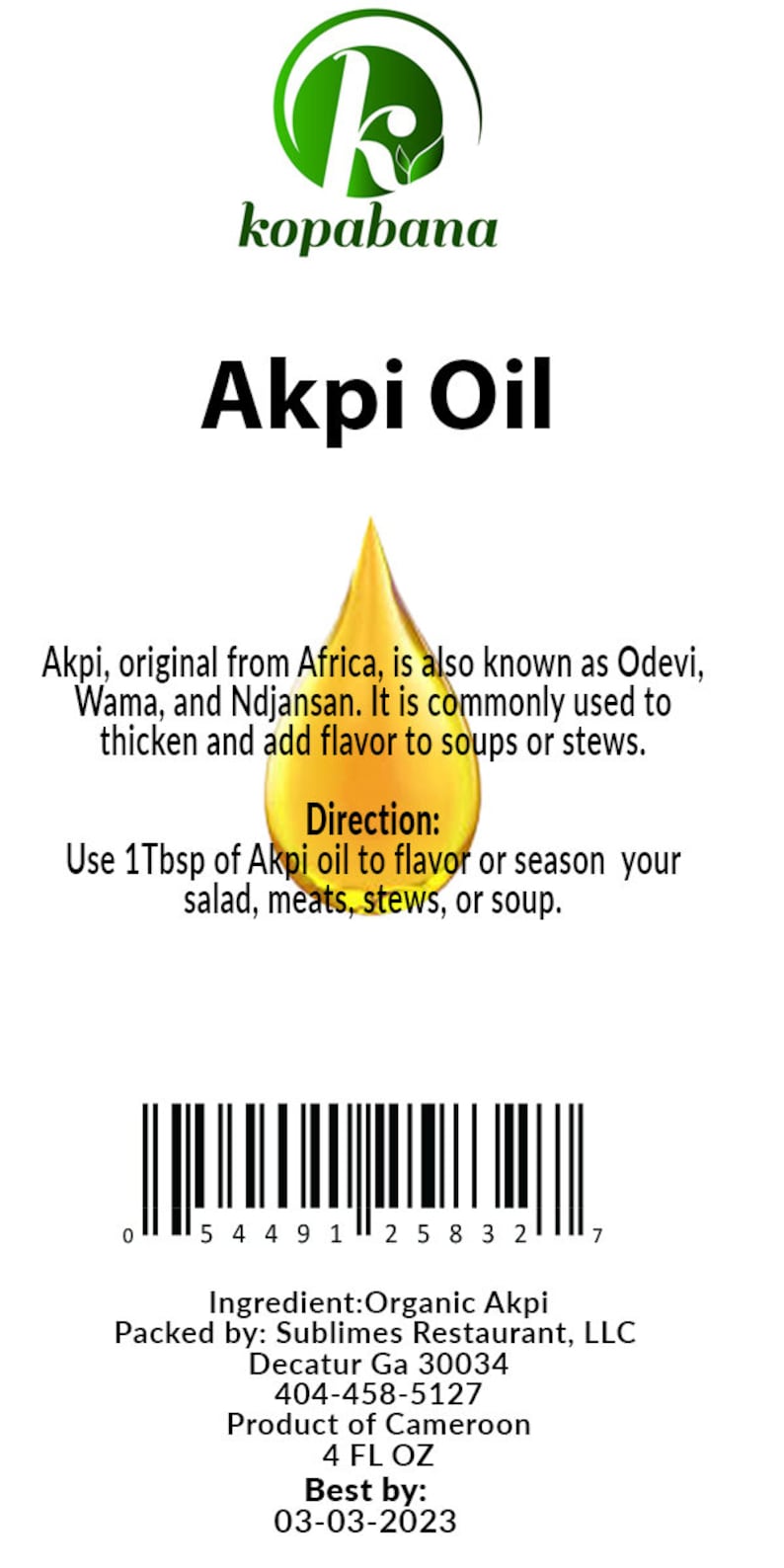 Cold-pressed Akpi Seed Oil: Organic Djansang Oil for Massage (4oz) - Etsy