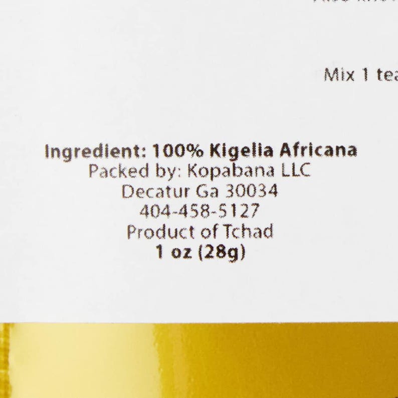 Kigelia Africana| African Sausage Powder | Djanta| Malawi Mvunguti ...