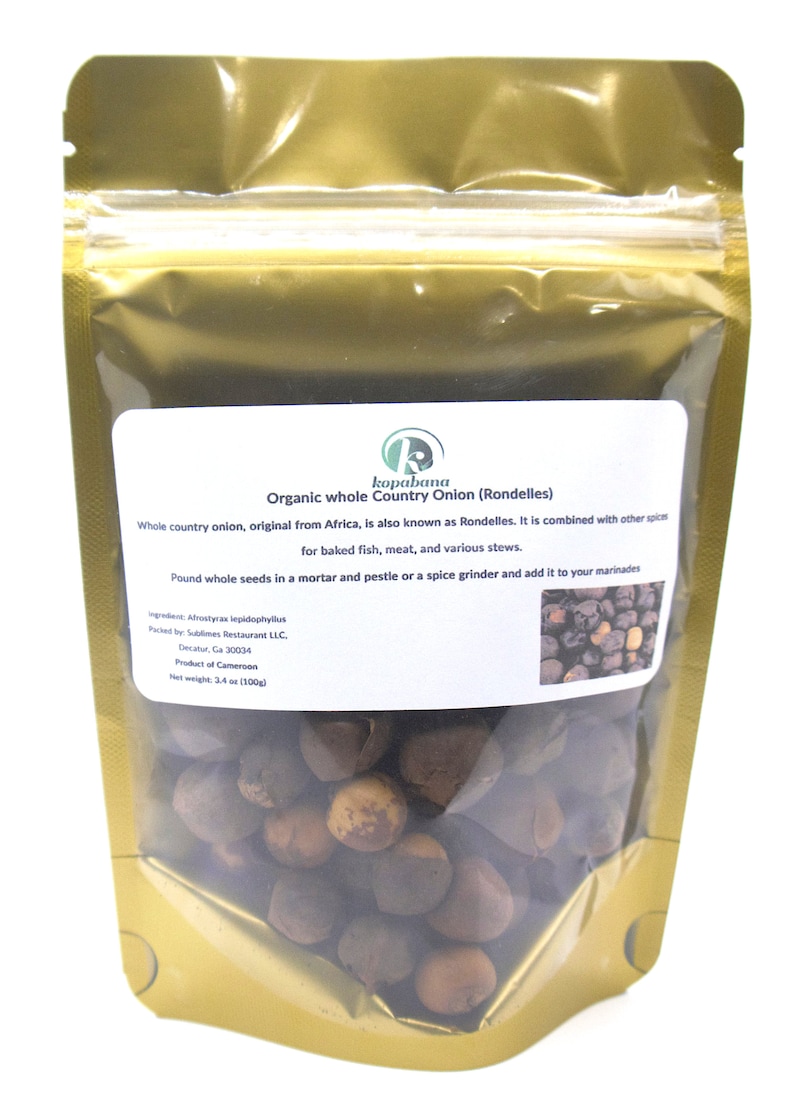 Whole Country Onion, Rondelles, Afrostyrax Lepidophyllus, Olum, Bobimbi ...