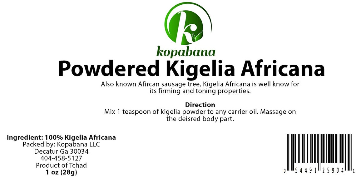 Kigelia Africana African Sausage Powder Djanta Malawi - Etsy