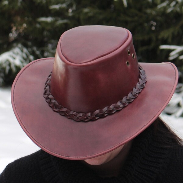 Leather Hat Pattern DIY Pattern Cosplay Hat DIY Pdf Download Cowboy Hat ...