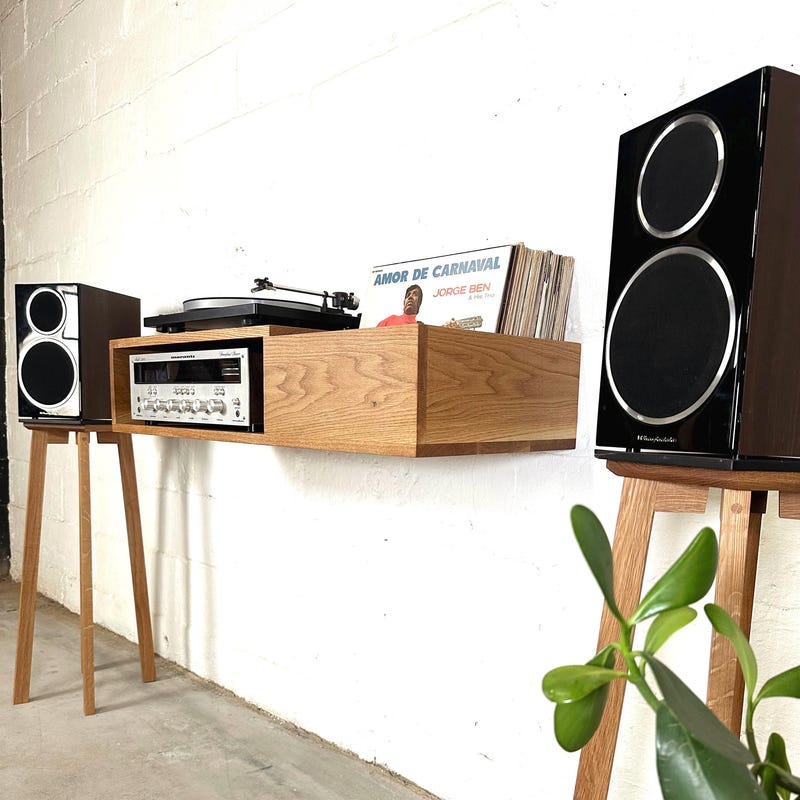 Floating Turntable Shelf - Etsy