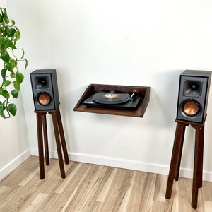 Floating Turntable Shelf / Customizable Record Player Ledge / Projector ...
