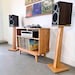 Lowboy Record Player Console / Customizable Vinyl Cabinet / Solid ...