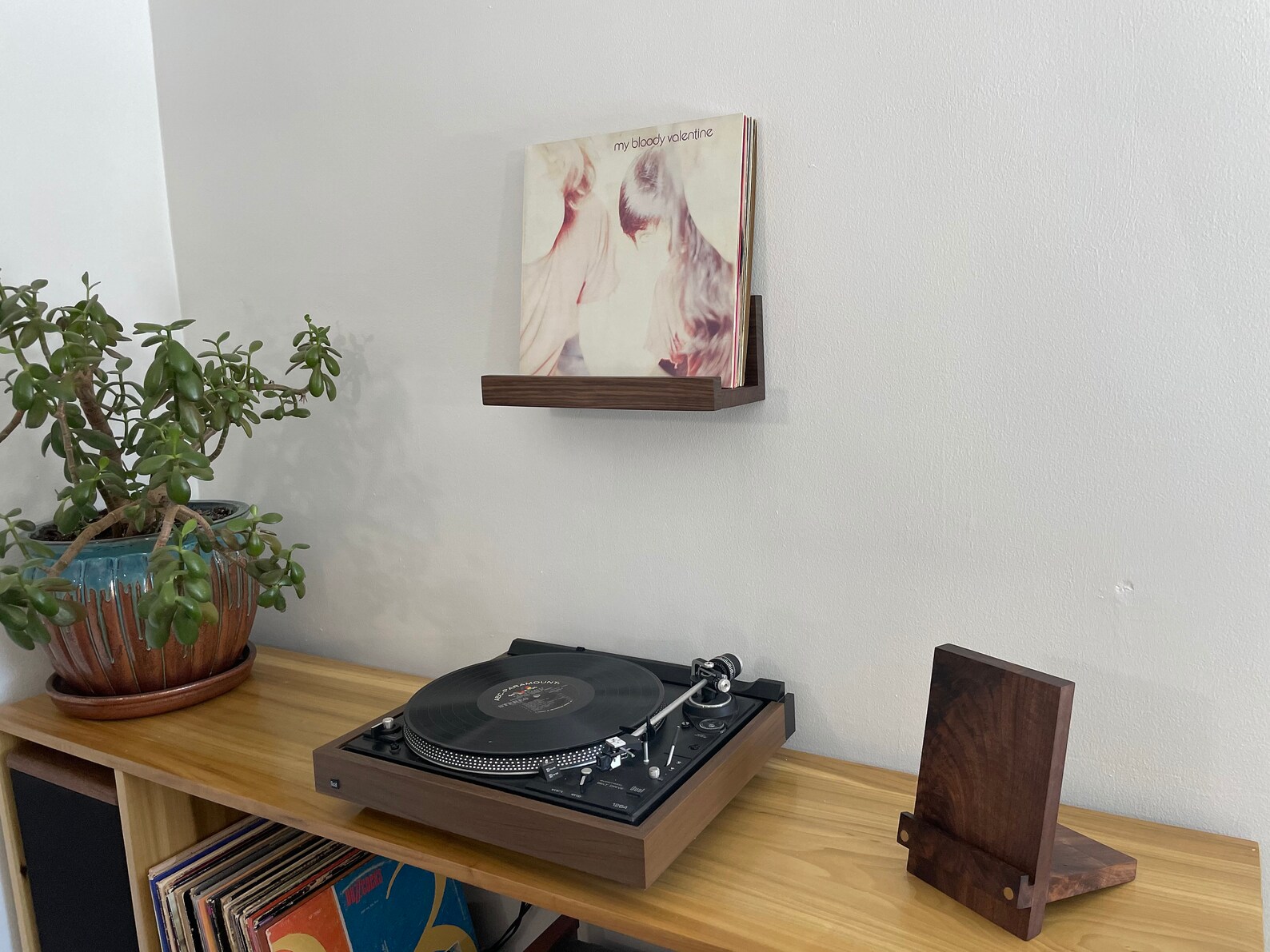 Floating Record Shelf Vinyl Floating Shelf Vinyl Storage | Etsy