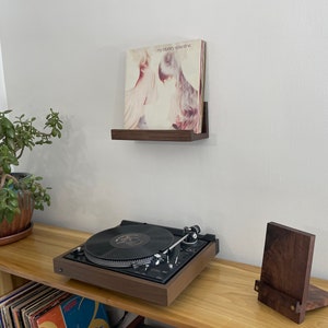 Floating Record Shelf Vinyl Floating Shelf Vinyl Storage | Etsy
