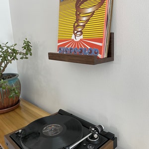 Floating Record Shelf Vinyl Floating Shelf Vinyl Storage | Etsy