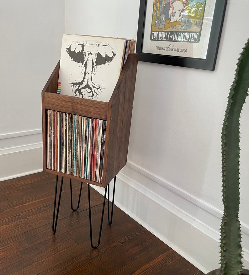 Record Storage Stand / Front Flip Case / Vinyl Display Case - Etsy