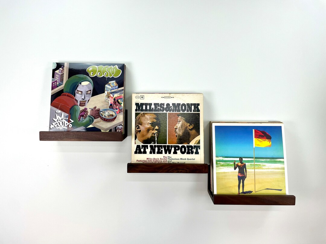 Floating Record Shelf Vinyl Floating Shelf Vinyl Storage - Etsy