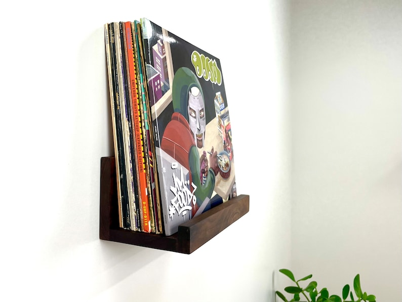 Floating Record Shelf Vinyl Floating Shelf Vinyl Storage - Etsy