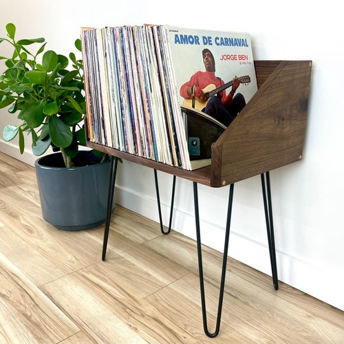 Record Storage Stand / Front Flip Case / Vinyl Display Case - Etsy