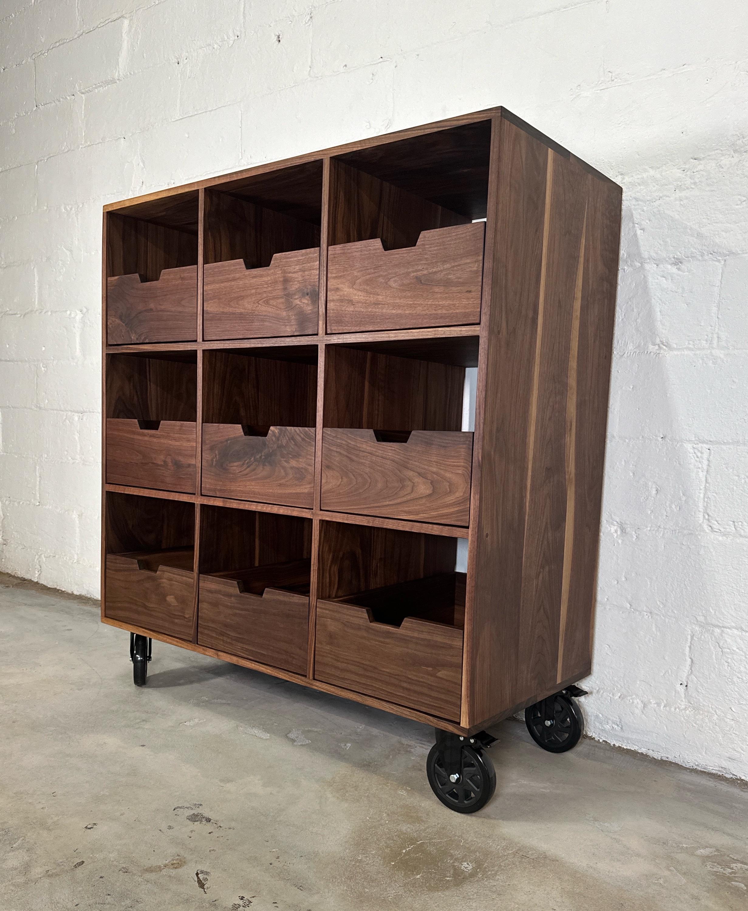 Record Cabinet / Completely Customizable / Solid Hardwood - Etsy