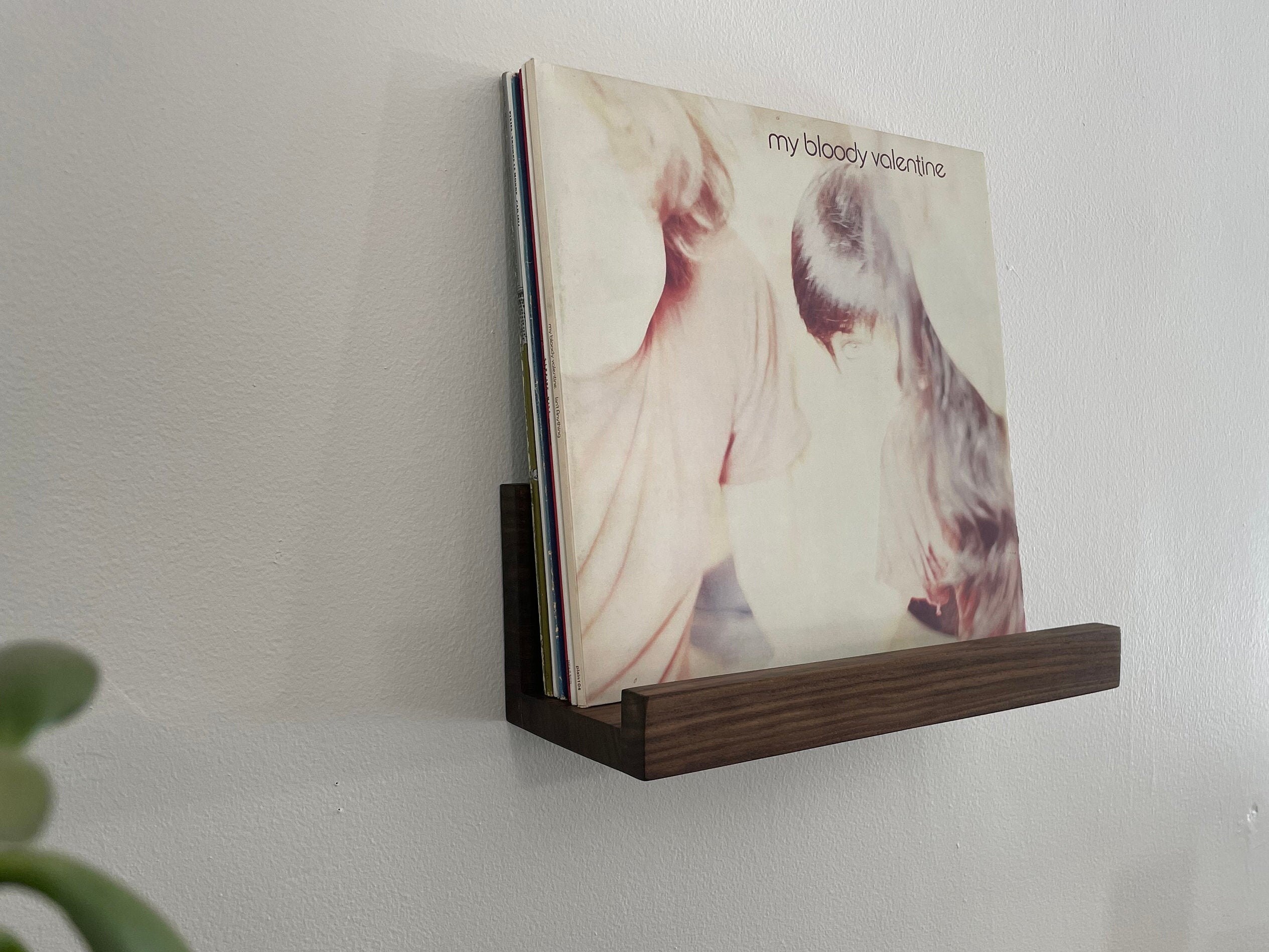 Floating Record Shelf Vinyl Floating Shelf Vinyl Storage | Etsy Canada