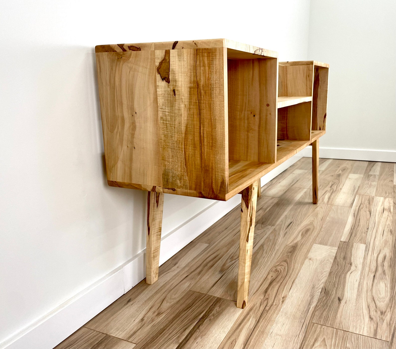 Lowboy Record Player Console / Customizable Vinyl Cabinet / - Etsy ...