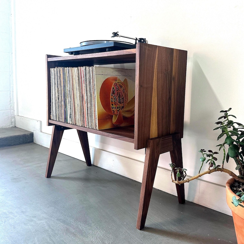 Cherry Wood Cube Storage - Etsy