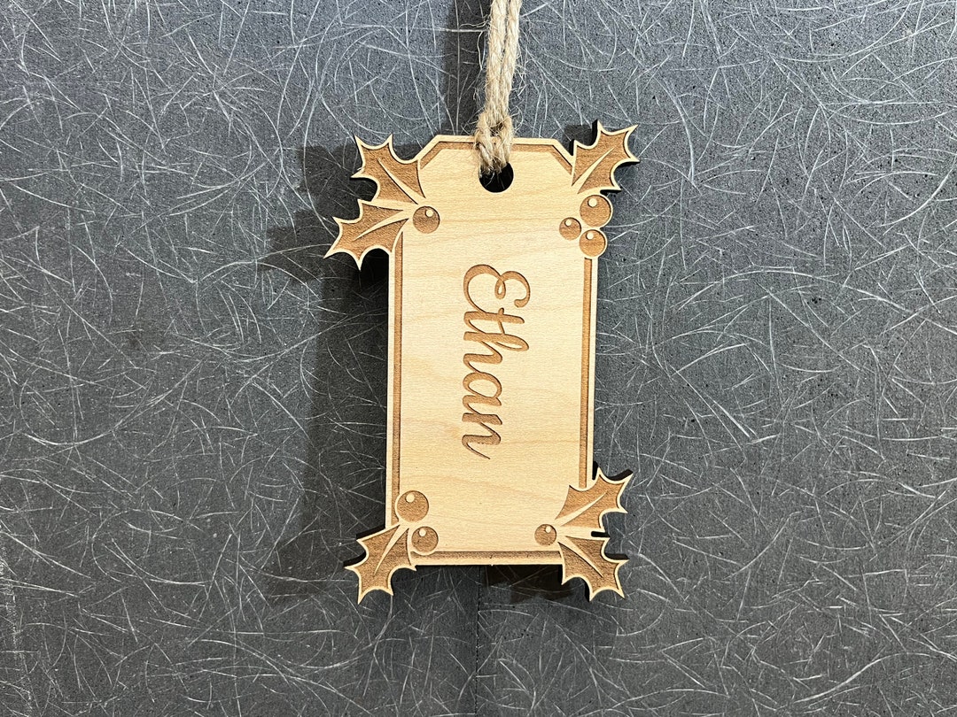 Personalized Gift Tags | Personalized Gift Tags | Wooden Tags | Elegant ...