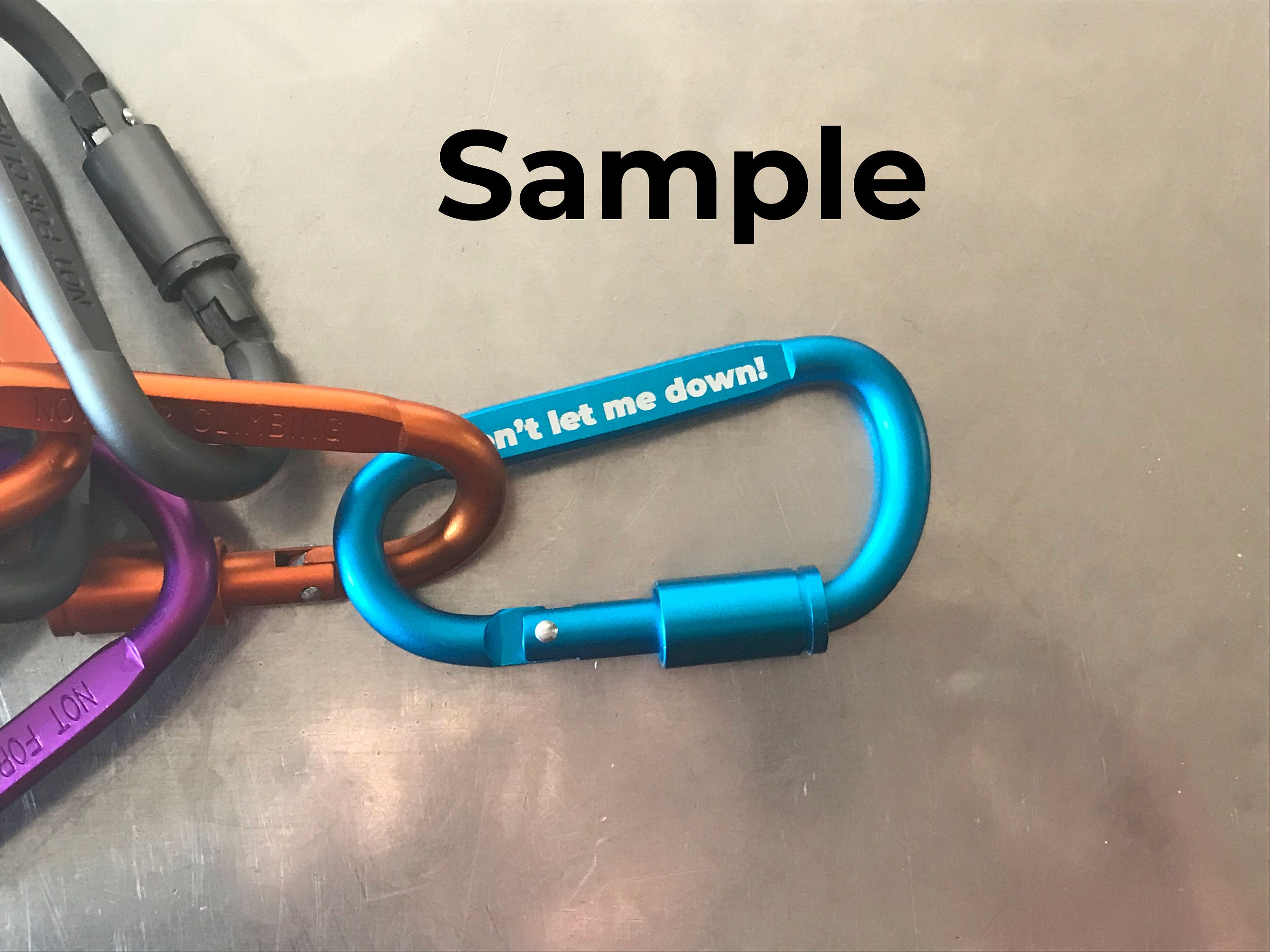 Personalized Carabiner | Custom Engraved Keychain Clip - Etsy