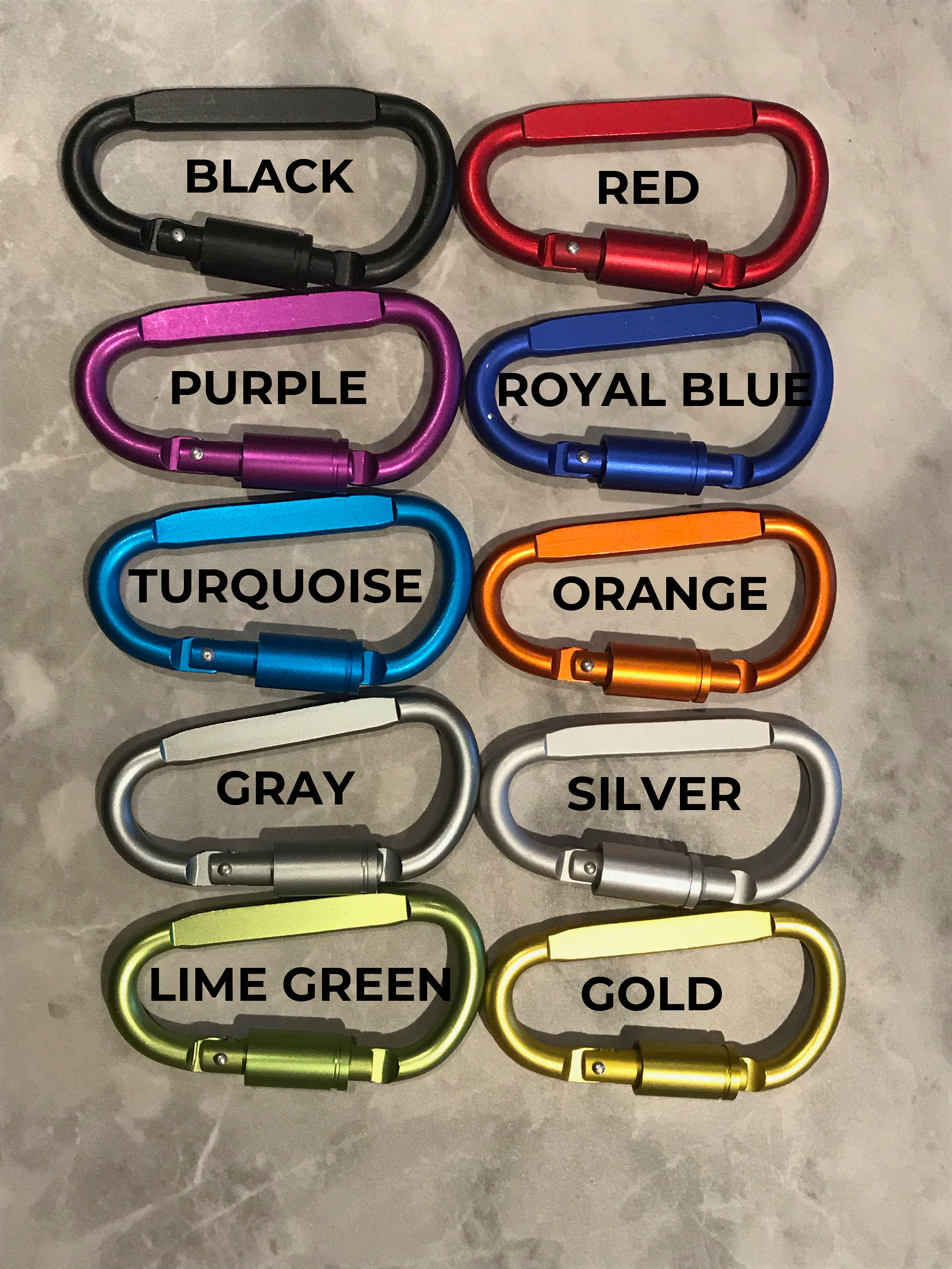 Personalized Carabiner Custom Carabiner Company Logo | Etsy