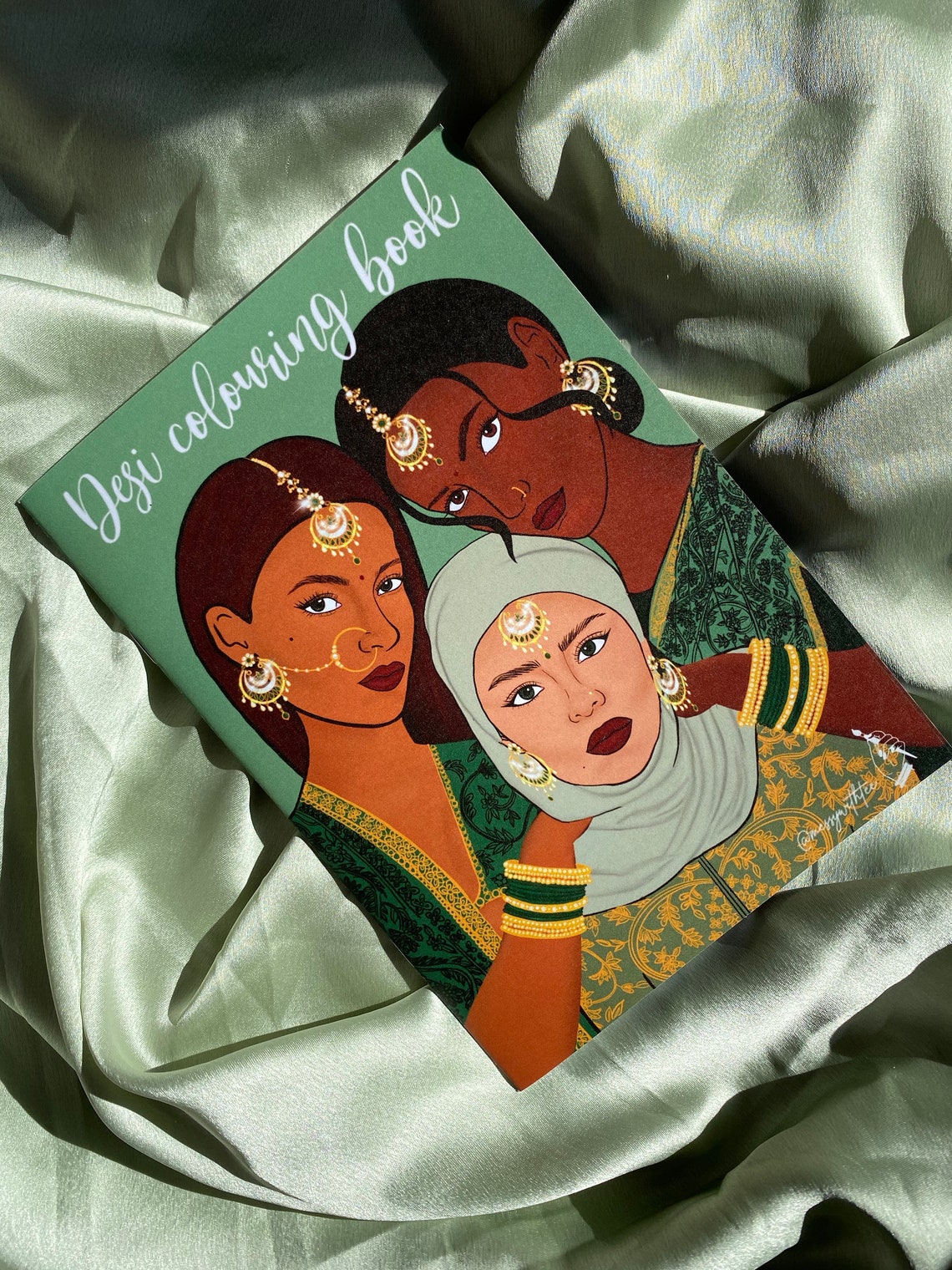 COLOURING BOOK Desi South Asian Inspired A5 Size Worldwide - Etsy UK