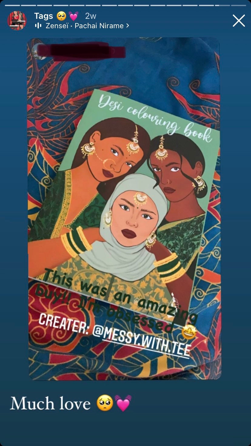 COLOURING BOOK Desi South Asian Inspired A5 Size Worldwide - Etsy UK