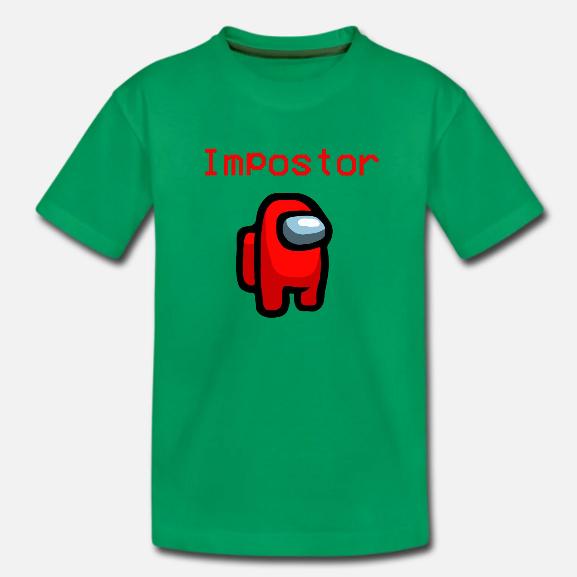 Kids Among Us Red Imposter T-shirt - Gaming - Youtube Merch - Boys ...