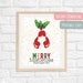 Merry Mistletoes Foot Print Christmas Keepsake/ Christmas Craft/ DIY ...