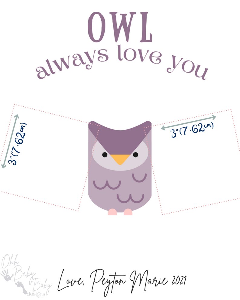 Owl Always Love You Hand Print Card/ Hand Print Keepsake/ Kid's Craft ...