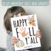 Happy Fall Y'all Hand Print Craft/ Hand Print Keepsake/ - Etsy
