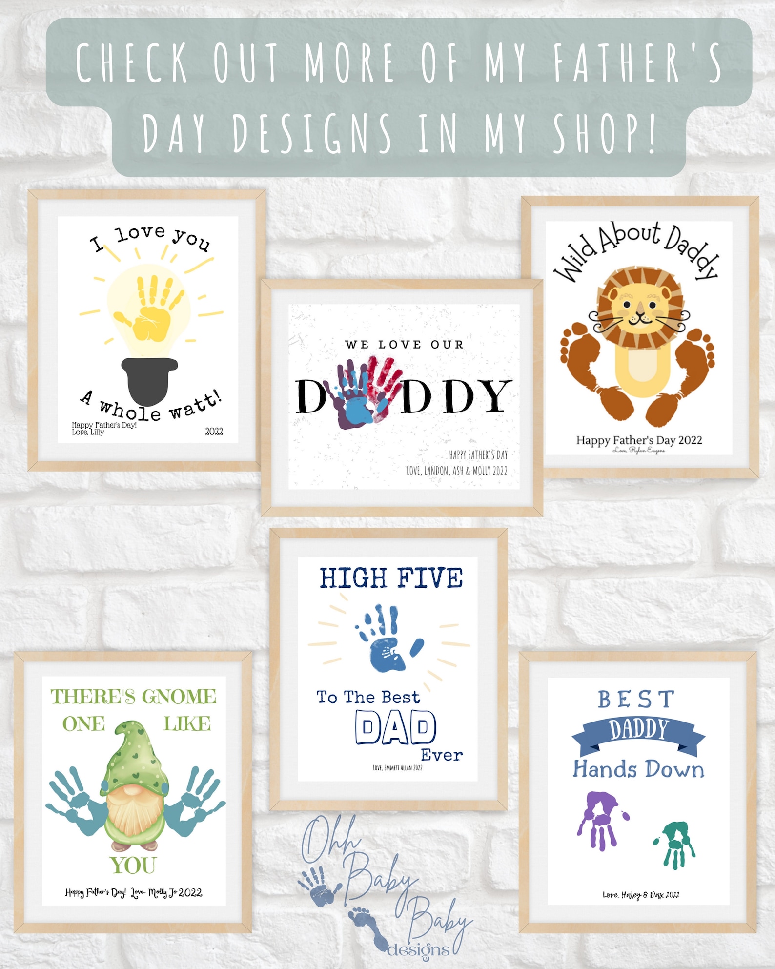 Dad You're Number 1 Father's Day Hand Print Card/ - Etsy